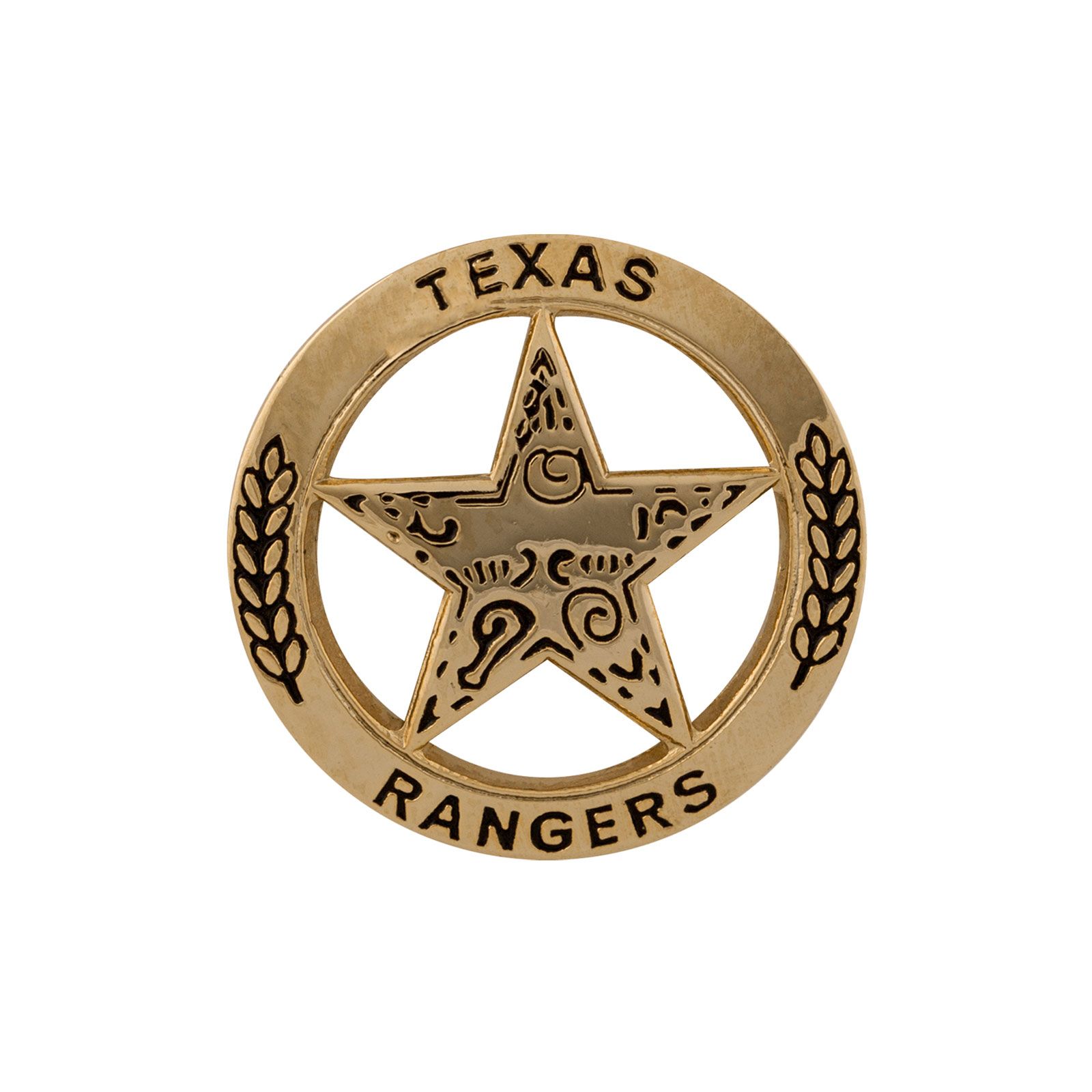 Texas Ranger Gold-Tone Lapel Pin