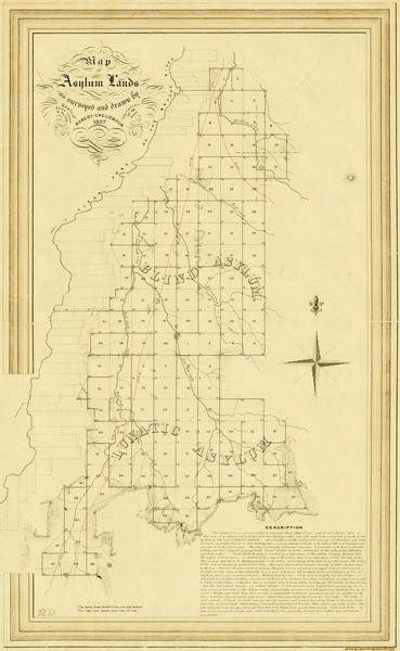 Map of Asylum Lands - Shackelford, Jones, Taylor and