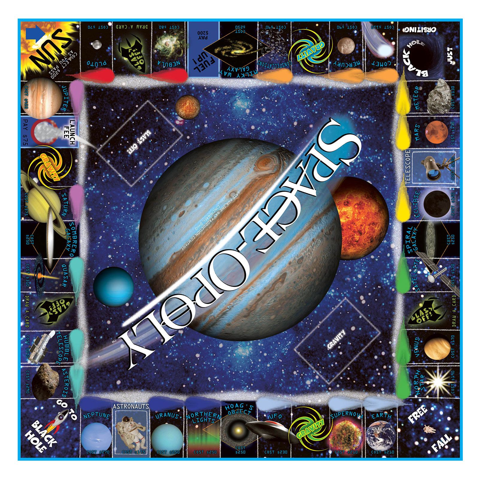 Space-Opoly Board Game