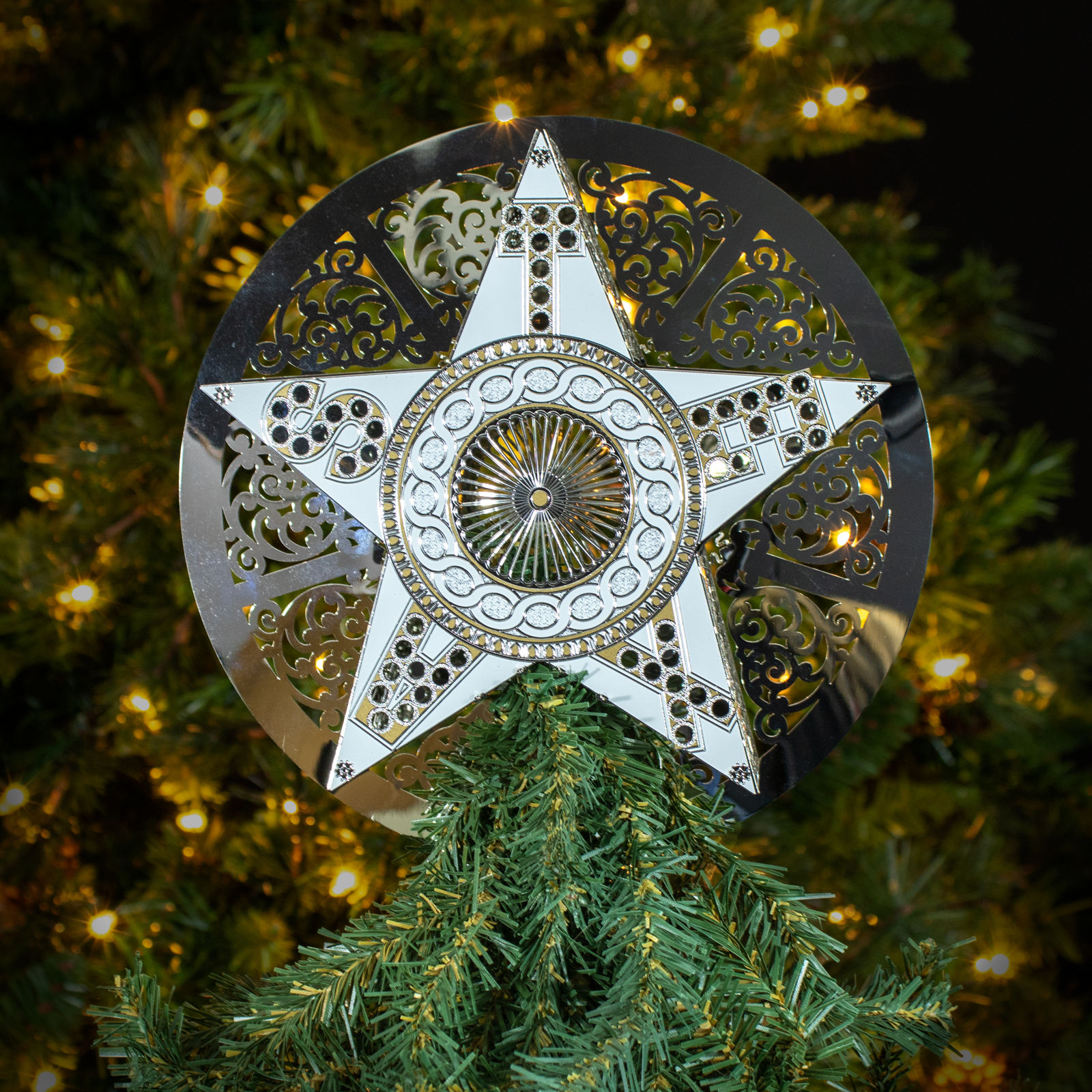Texas State Capitol Chandelier Tree Topper
