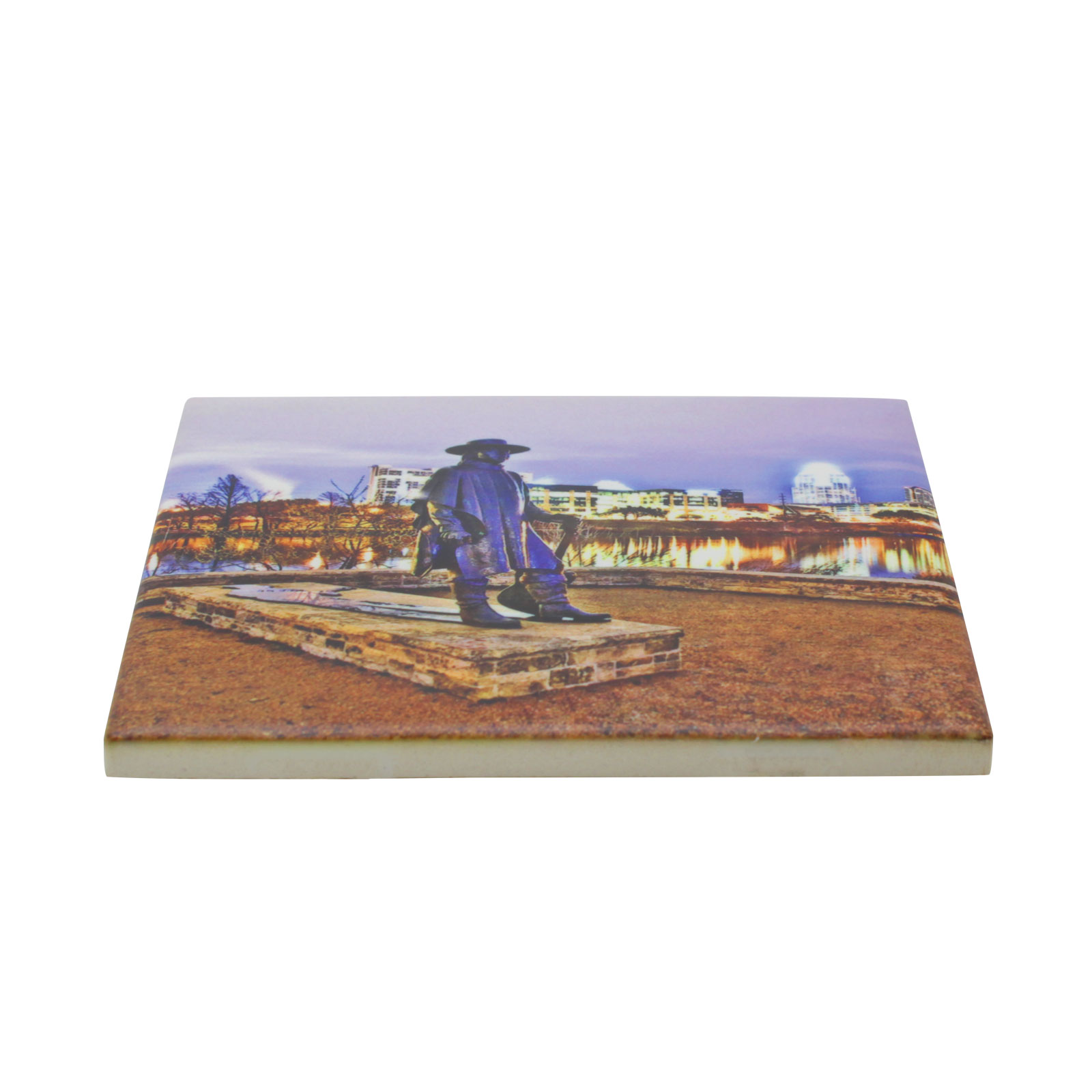 Stevie Ray Vaughan Statue Coaster