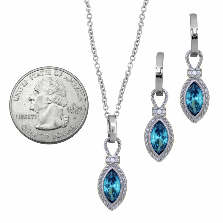 Lassoed Blue Starlight Jewelry Set