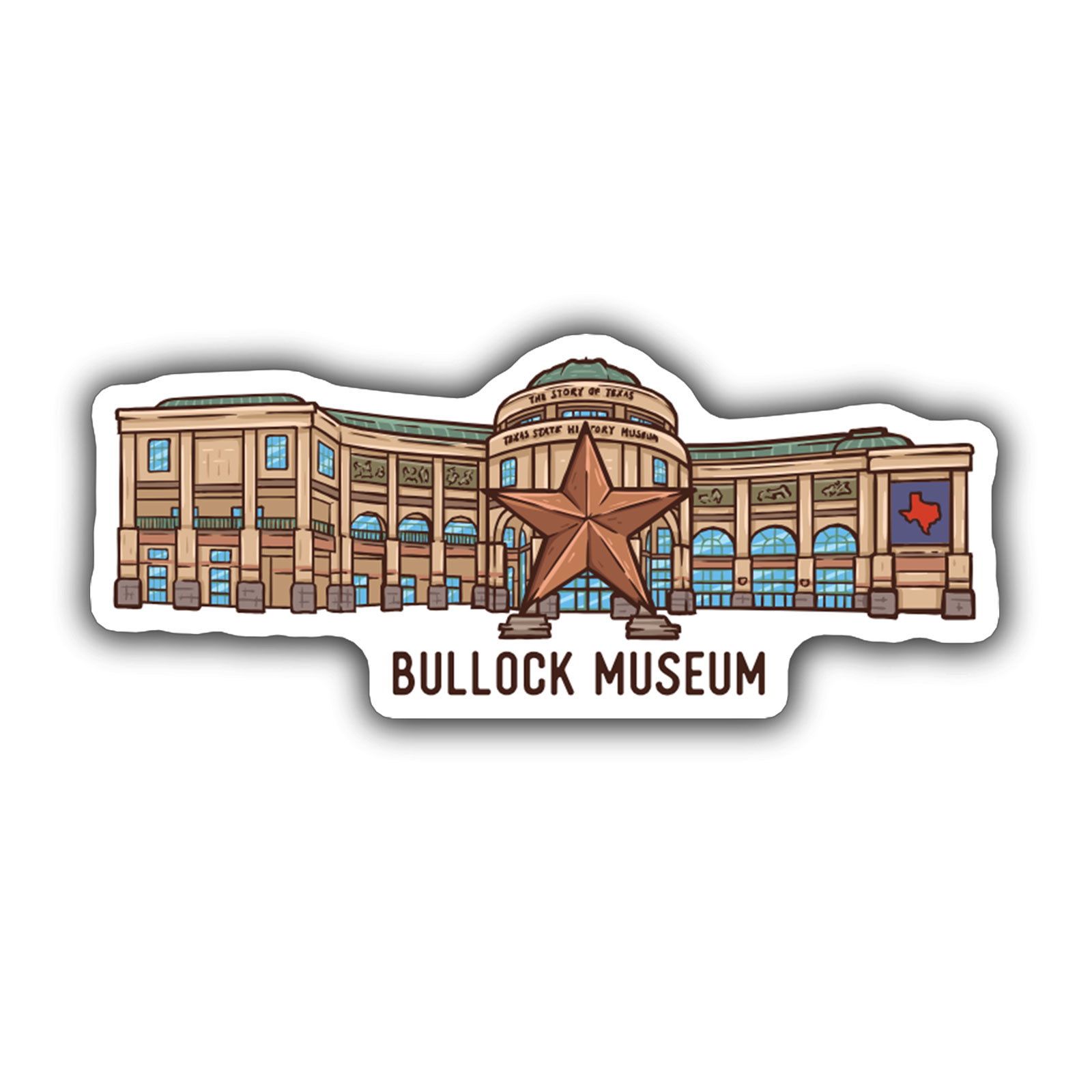 Texas State History Museum Sticker