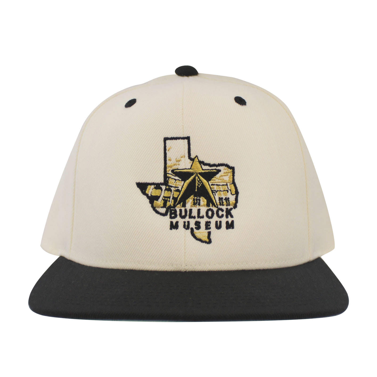 Bullock Museum Star Cap -Natural/Black