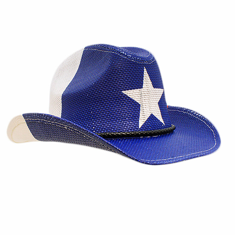 Texas Flag Cowboy Hat for Adults